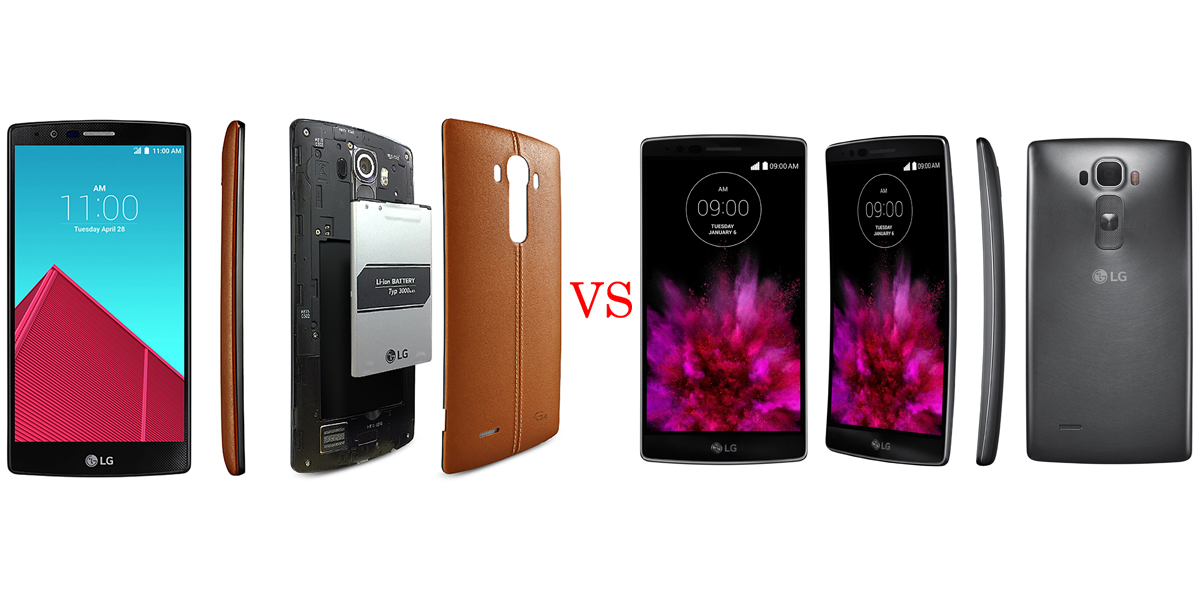LG G4 versus LG G Flex 2